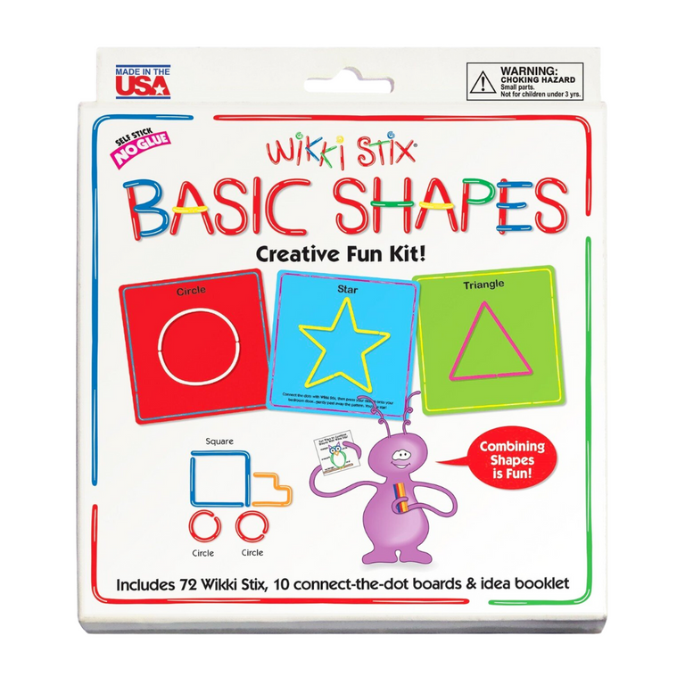 Wikki Stix Basic Shapes – Sensory Tools Australia