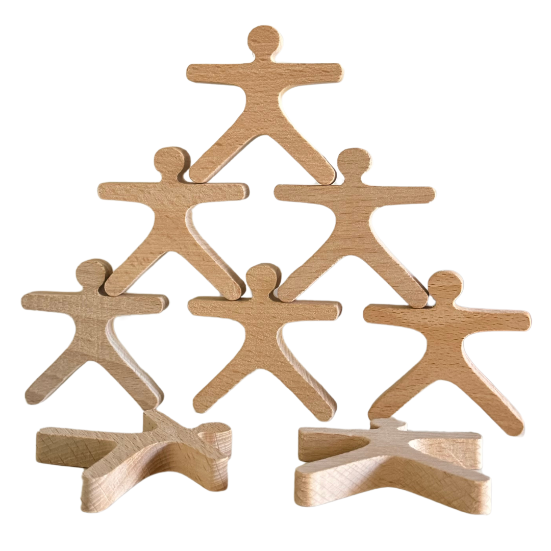 Wooden Balancing Acrobats – Sensory Tools Australia