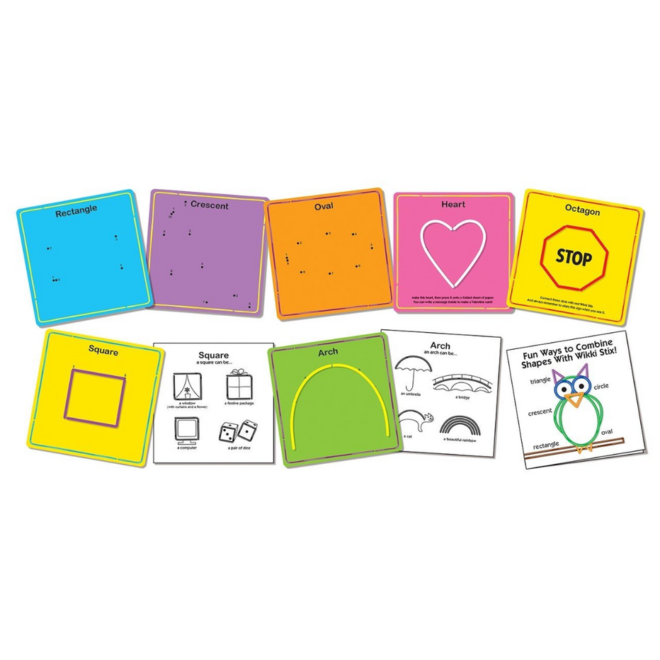 Wikki Stix Basic Shapes – Sensory Tools Australia