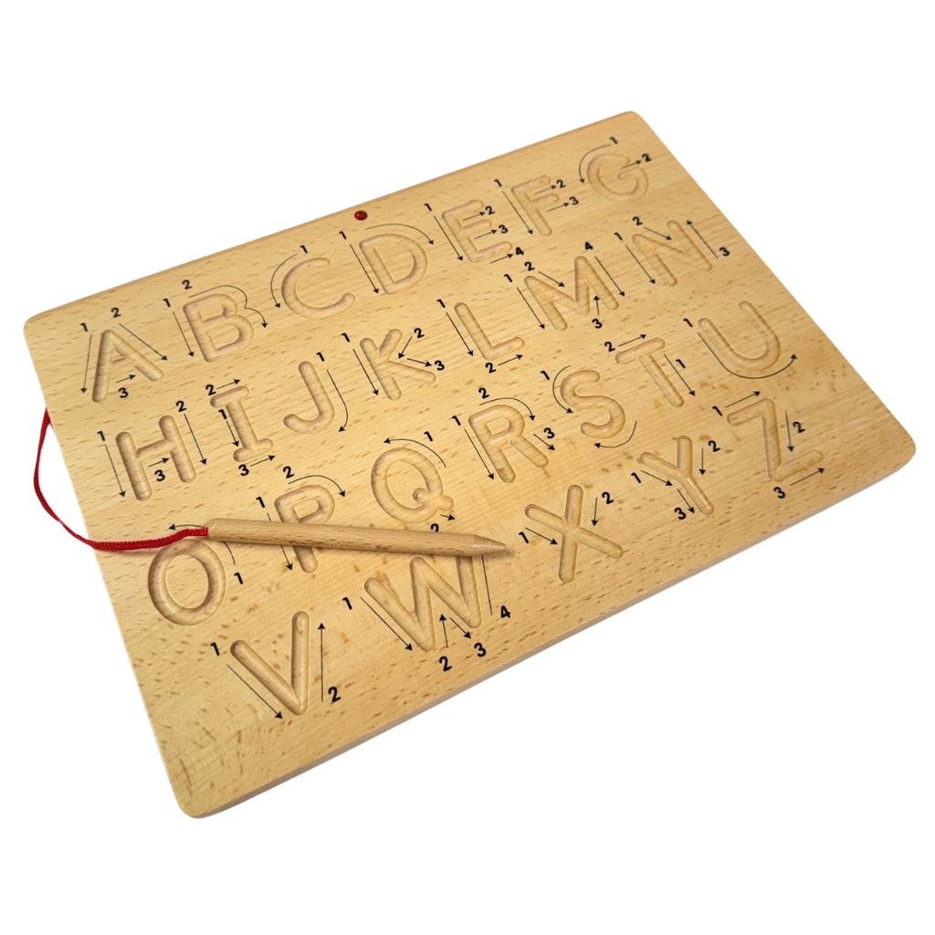 Alphabet Tracing Board with Stylus – Sensory Tools Australia