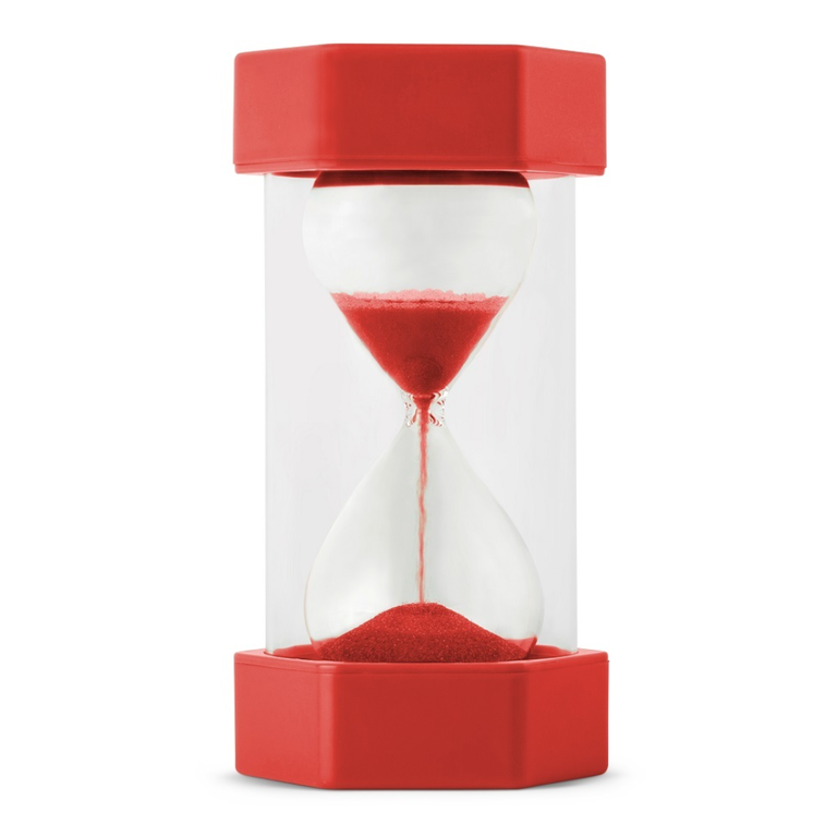 Sand Timer 2 Minute Red – Sensory Tools Australia