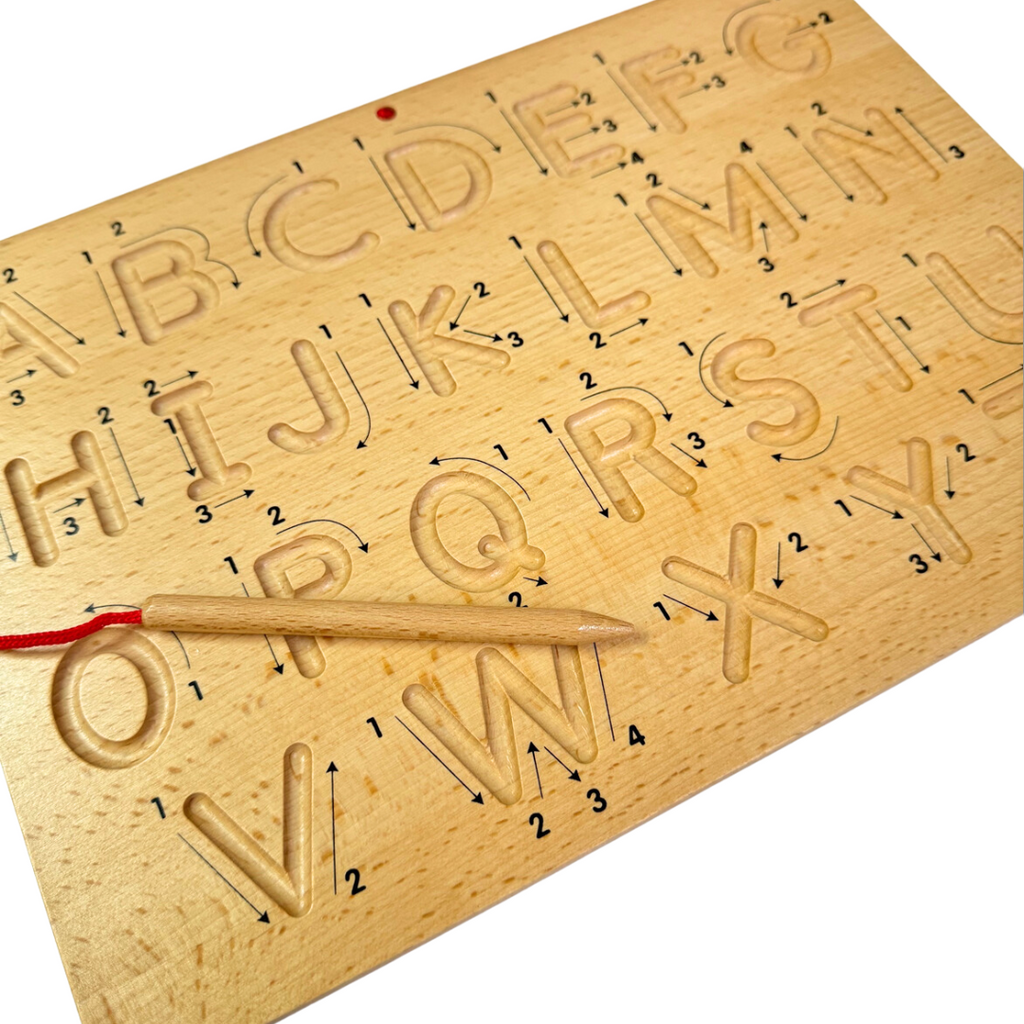 Alphabet Tracing Board with Stylus – Sensory Tools Australia