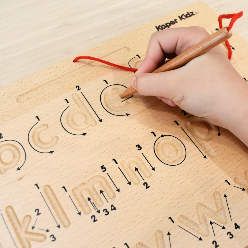 Alphabet Tracing Board with Stylus – Sensory Tools Australia
