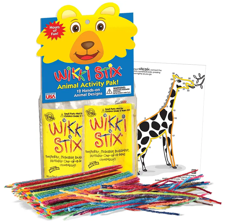 Wikki Stix Animal Activity Pack – Sensory Tools Australia